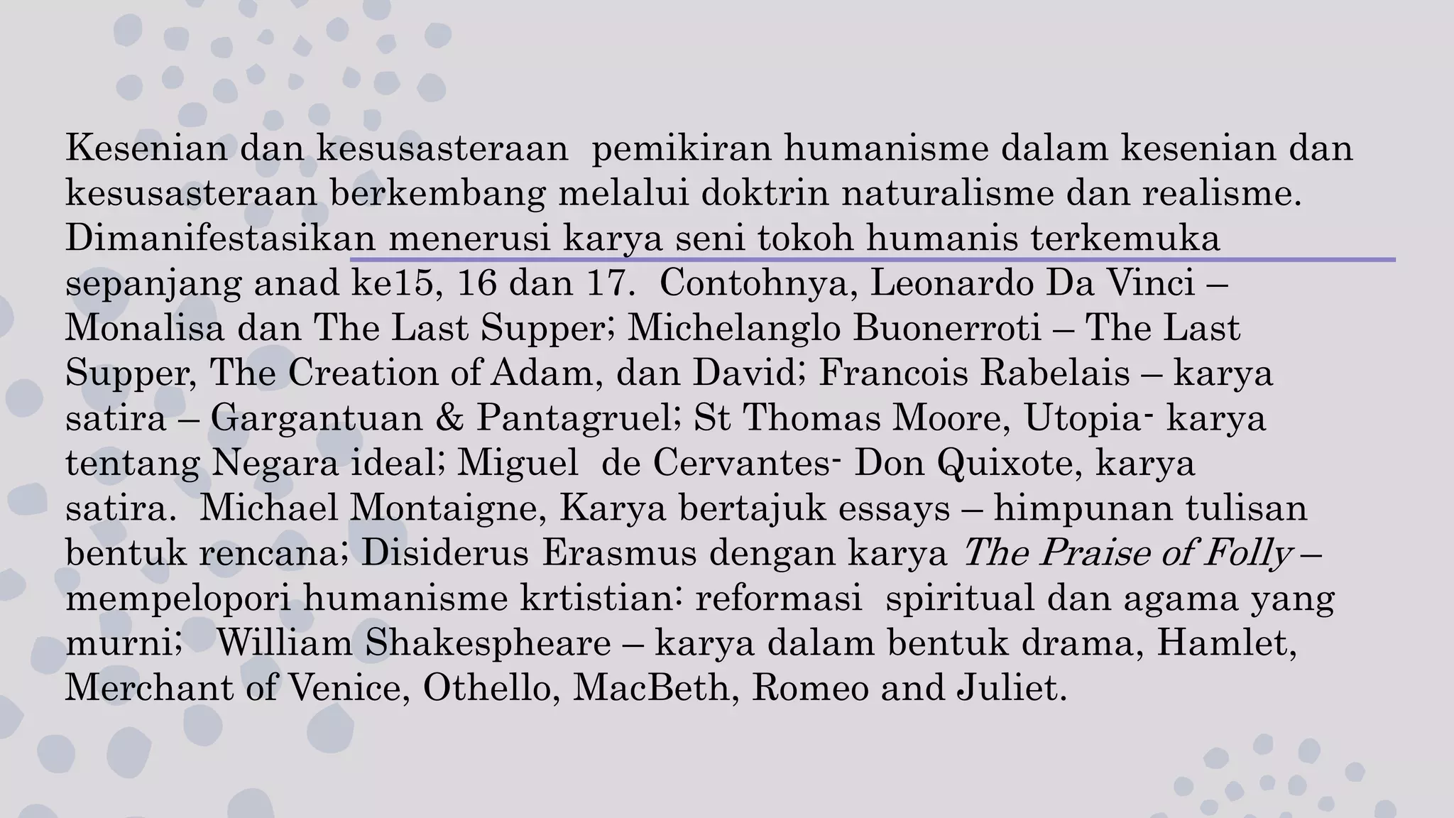 sejarah stpm sem 1 - Perkembangan pendidikan dan pemikiran humanisme di ...