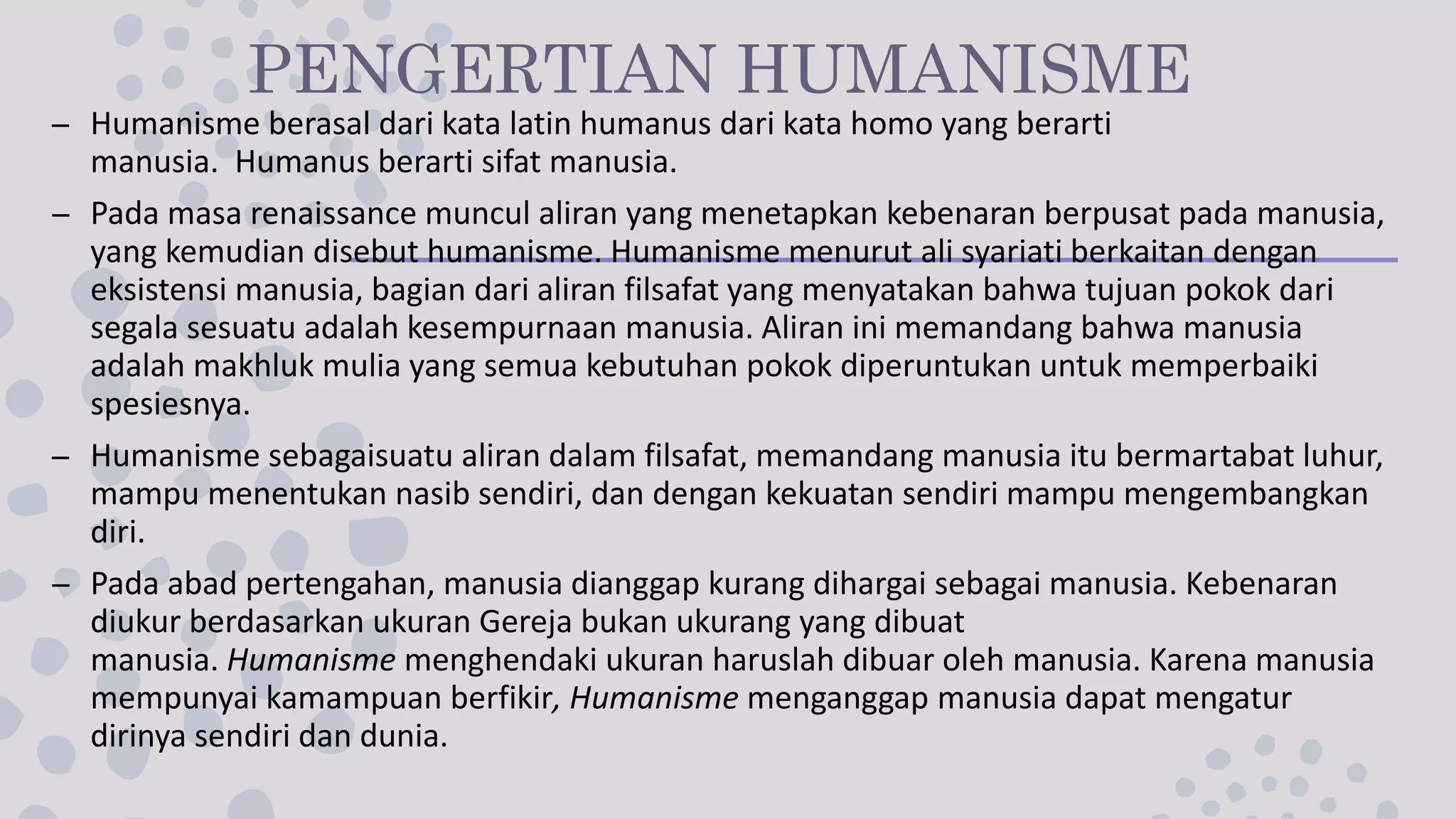 sejarah stpm sem 1 - Perkembangan pendidikan dan pemikiran humanisme di eropah | PPTX