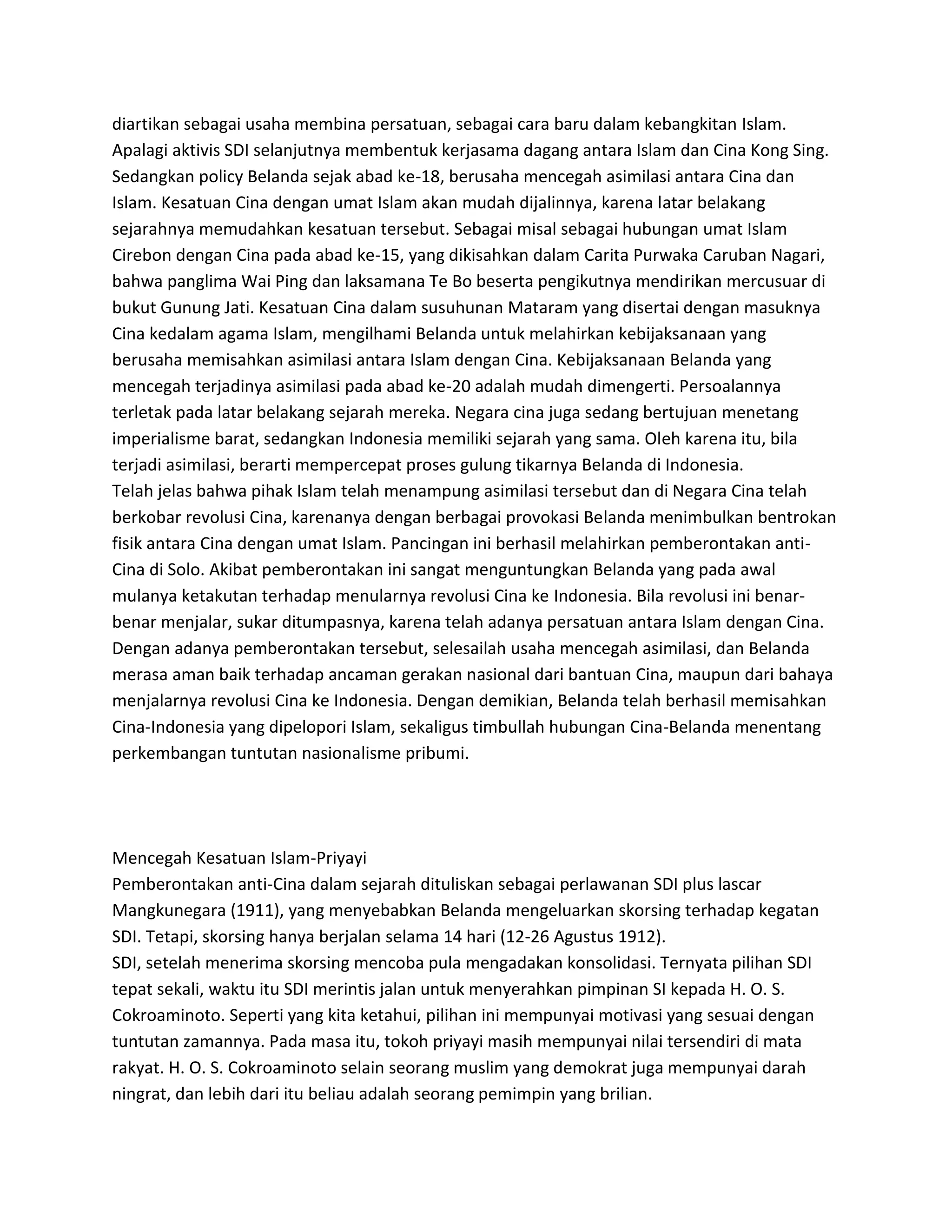 Perkembangan peradaban islam di indonesia pada masa penjajahan barat ...