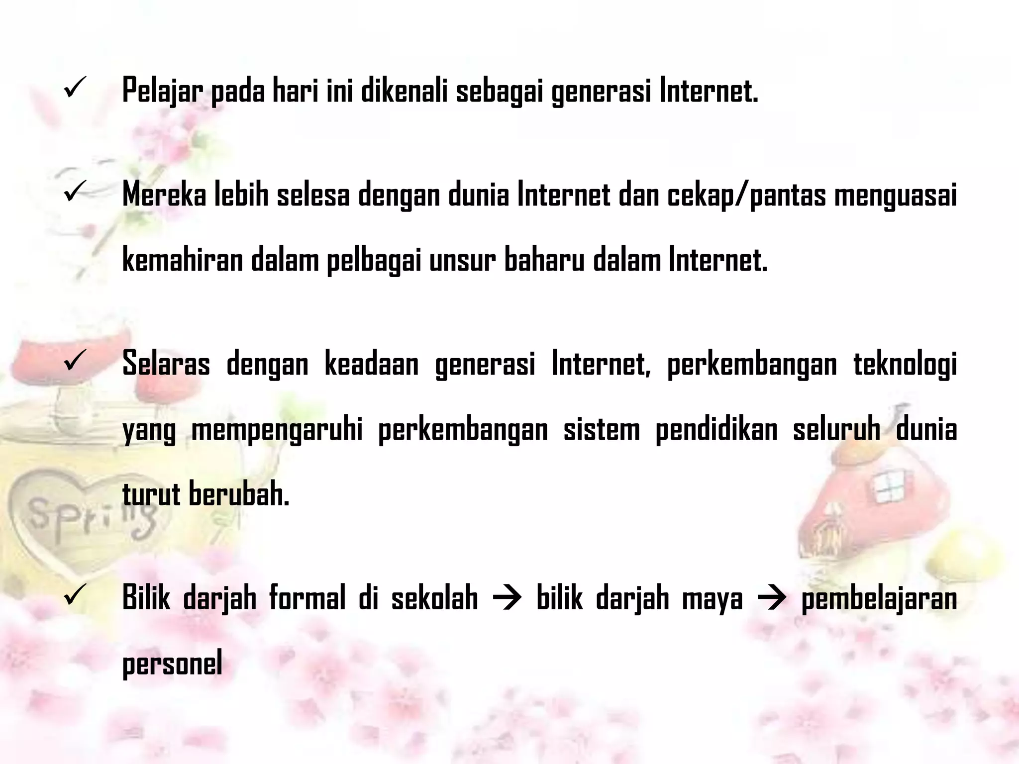 Perkembangan persekitaran pembelajaran | PPTX