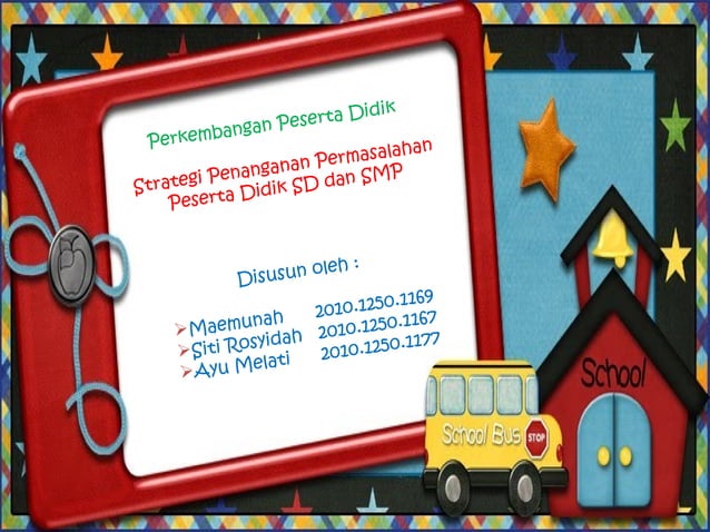 Perkembangan peserta didik | PPT