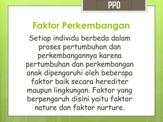 Perkembangan peserta didik | PPTX