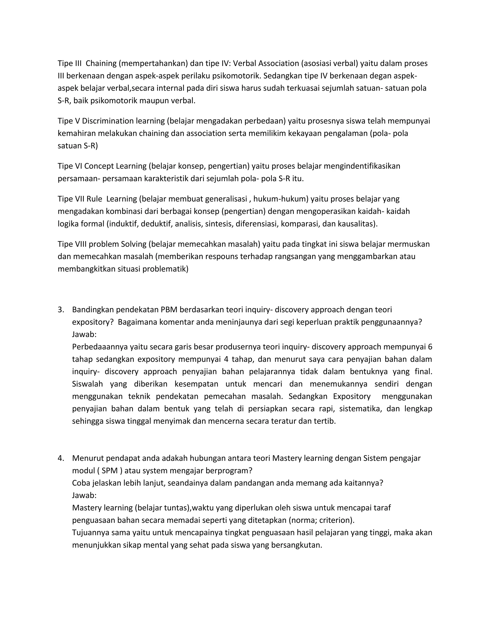 Perkembangan peserta didik modul 3 unit 3 | DOCX