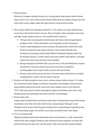 Perkembangan peserta didik unit3 modul 2 news | PDF