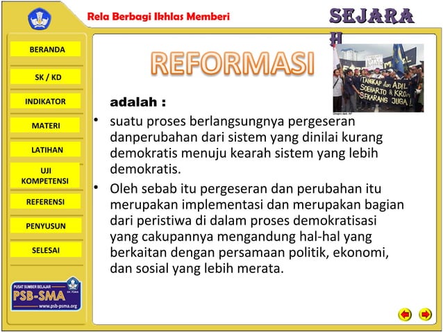 Perkembangan politik pasca reformasi | PPT