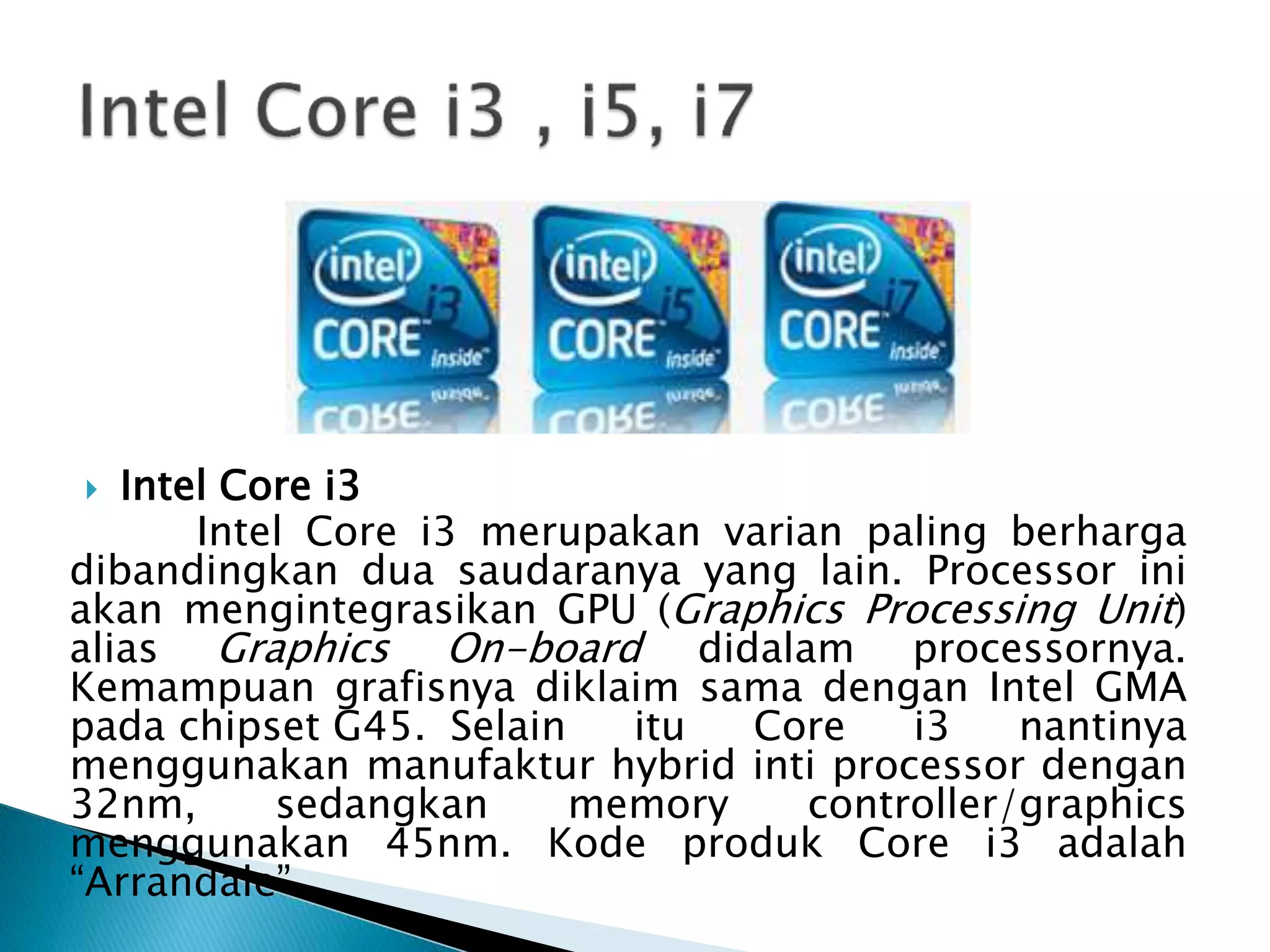 Perkembangan Processor | PPTX