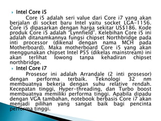 Perkembangan Processor | PPTX