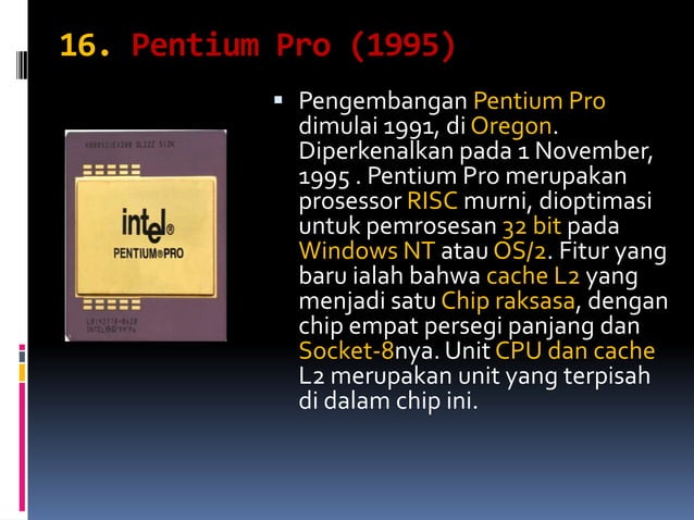 Perkembangan processor komputer new | PPTX