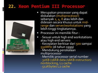 Perkembangan processor komputer new | PPTX