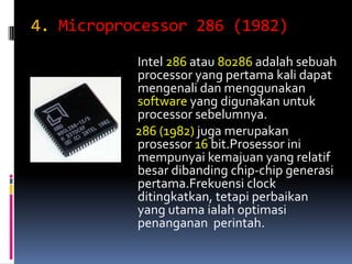 Perkembangan processor komputer new | PPTX