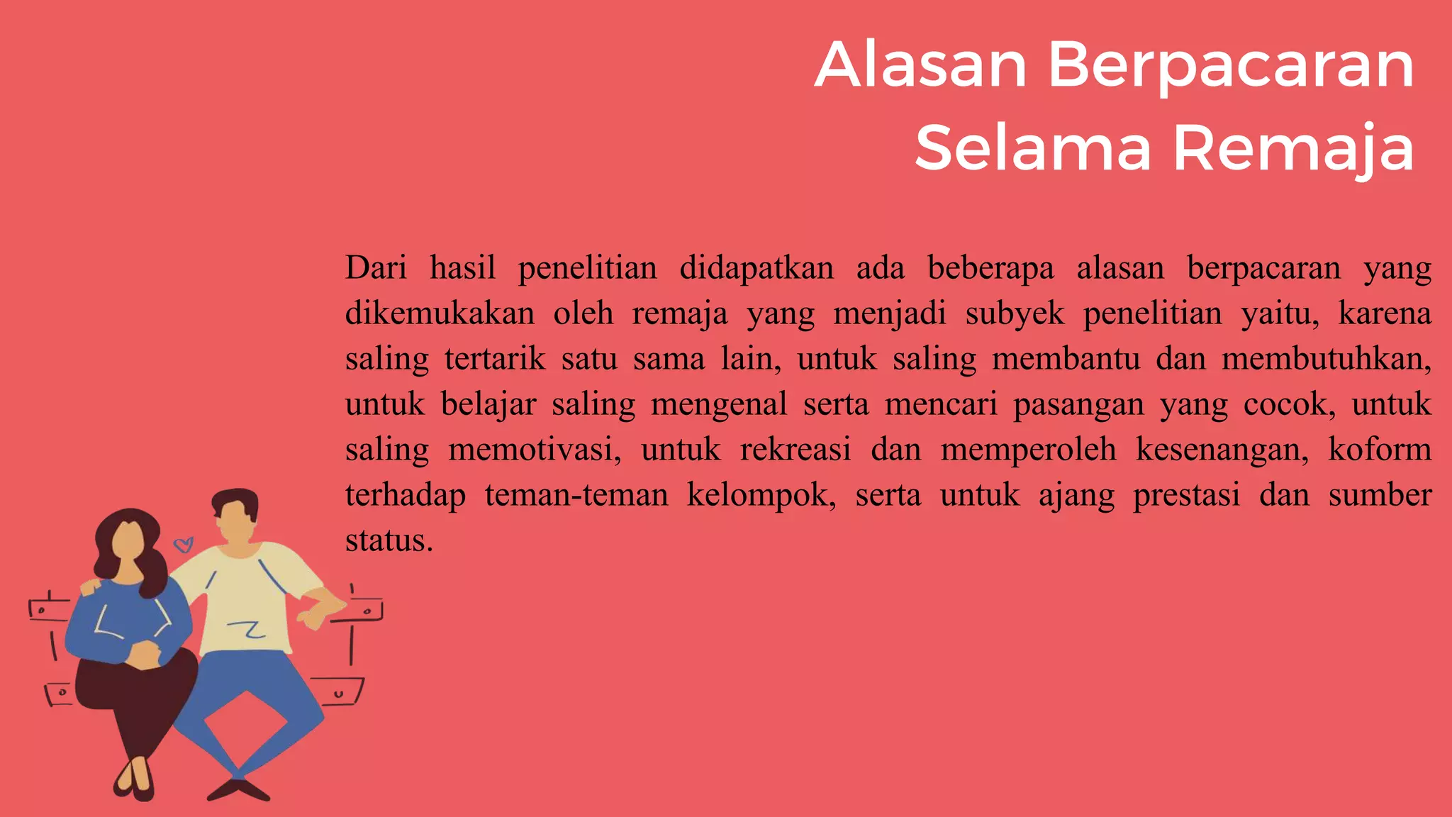 Perkembangan Seksual pada Remaja & Alasan Berpacaran Selama Remaja | PPTX