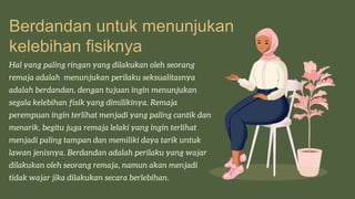 Perkembangan seksual remaja | PPTX