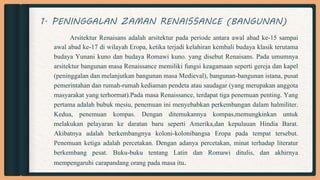 Perkembangan Seni Rupa Renaissance _Ulfa Aini.pptx