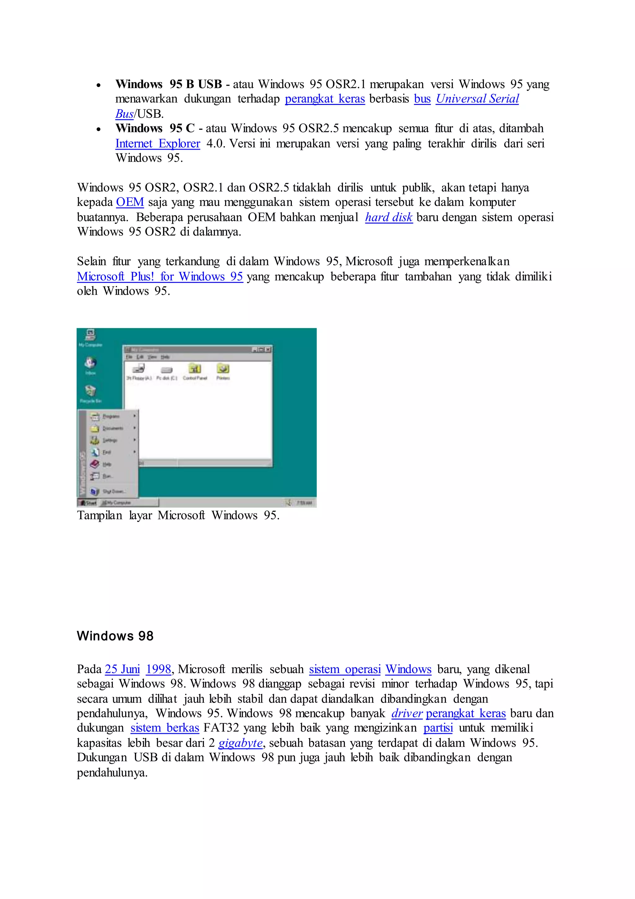 Perkembangan sistem operasi | DOCX