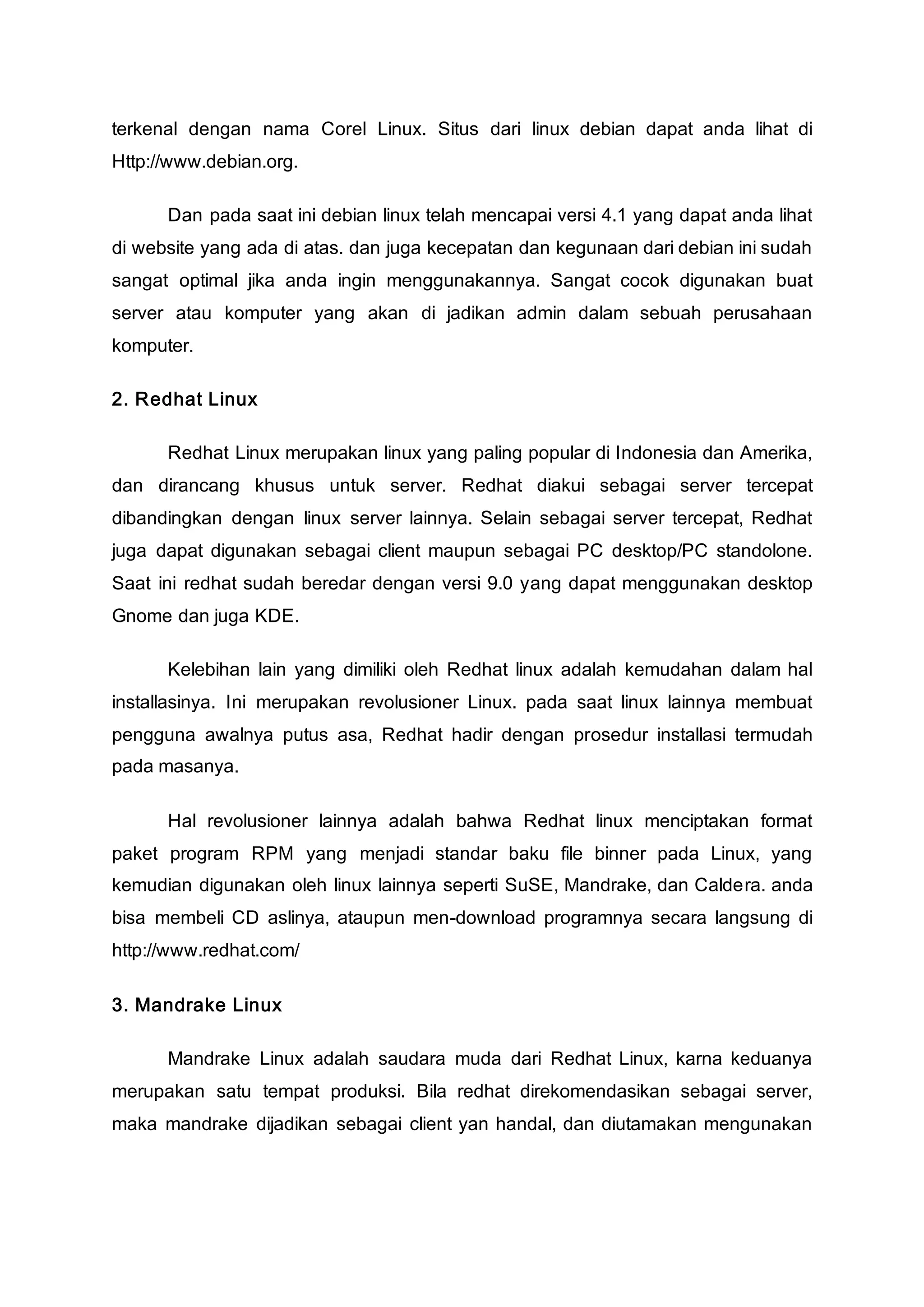 Perkembangan sistem operasi | DOCX