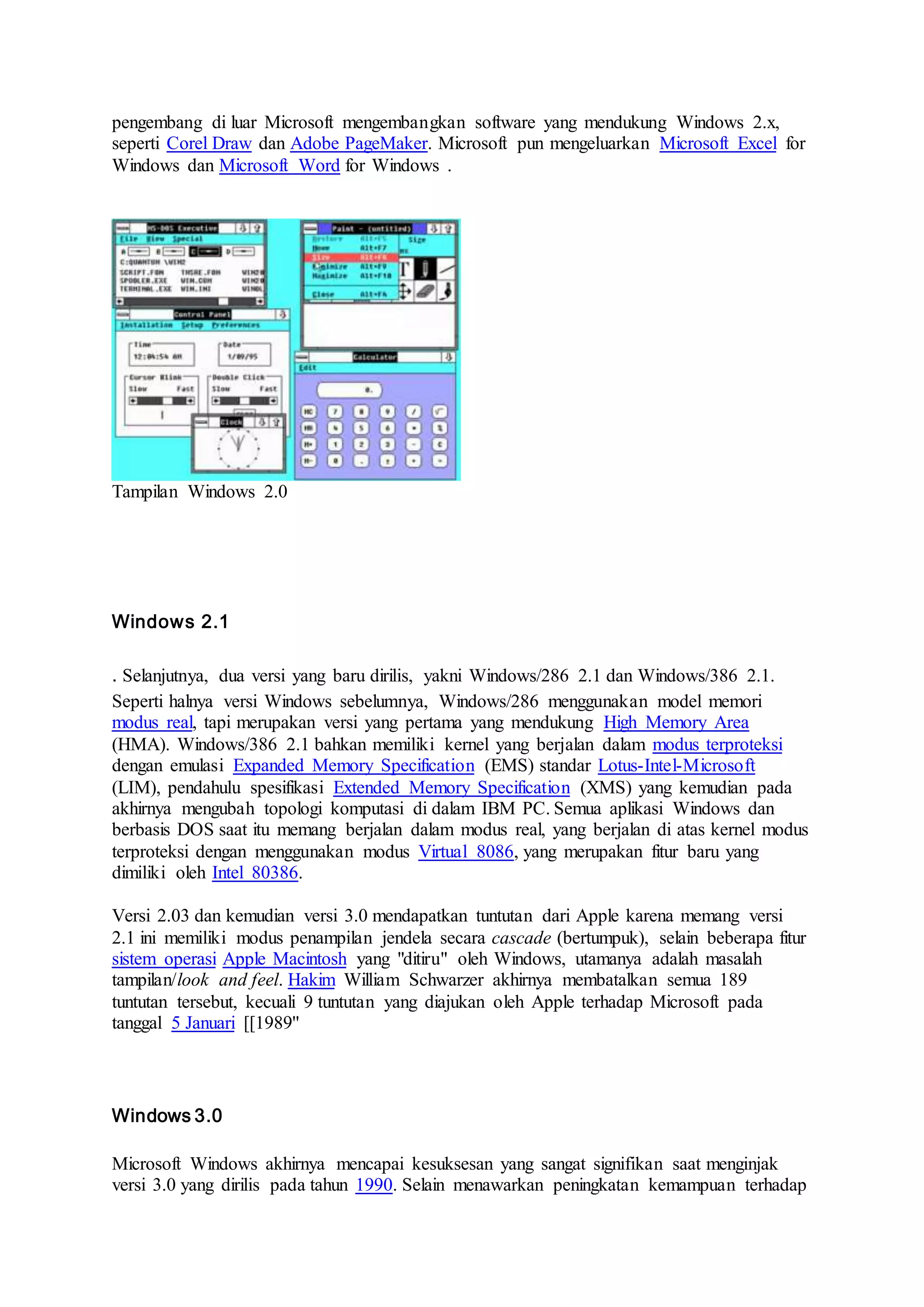 Perkembangan sistem operasi | DOCX