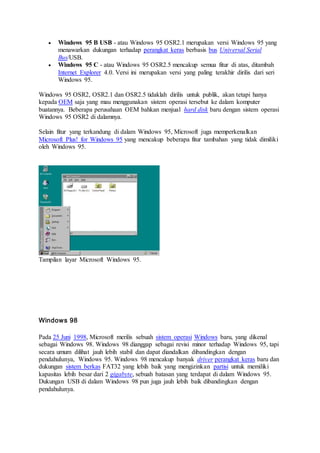 Perkembangan sistem operasi | DOCX