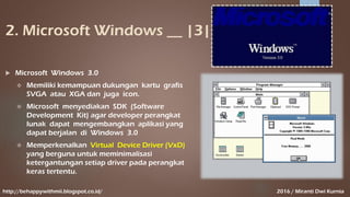 Perkembangan sistem operasi windows | PDF