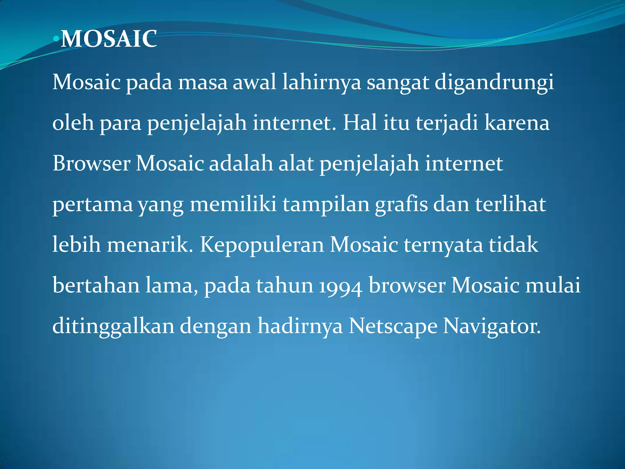 Perkembangan teknologi browser (tugas softskills) | PPTX