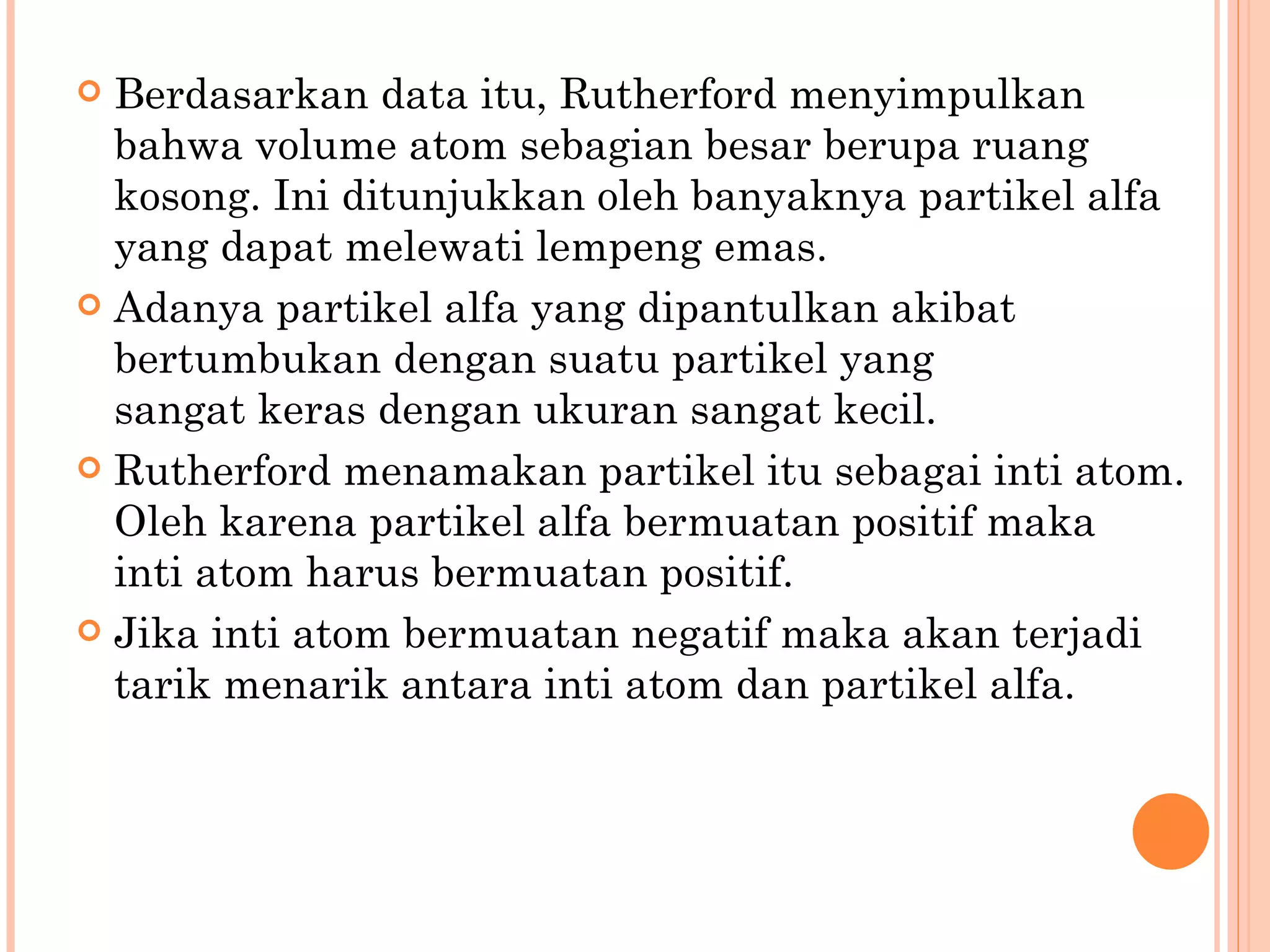 Perkembangan teori atom | PPT