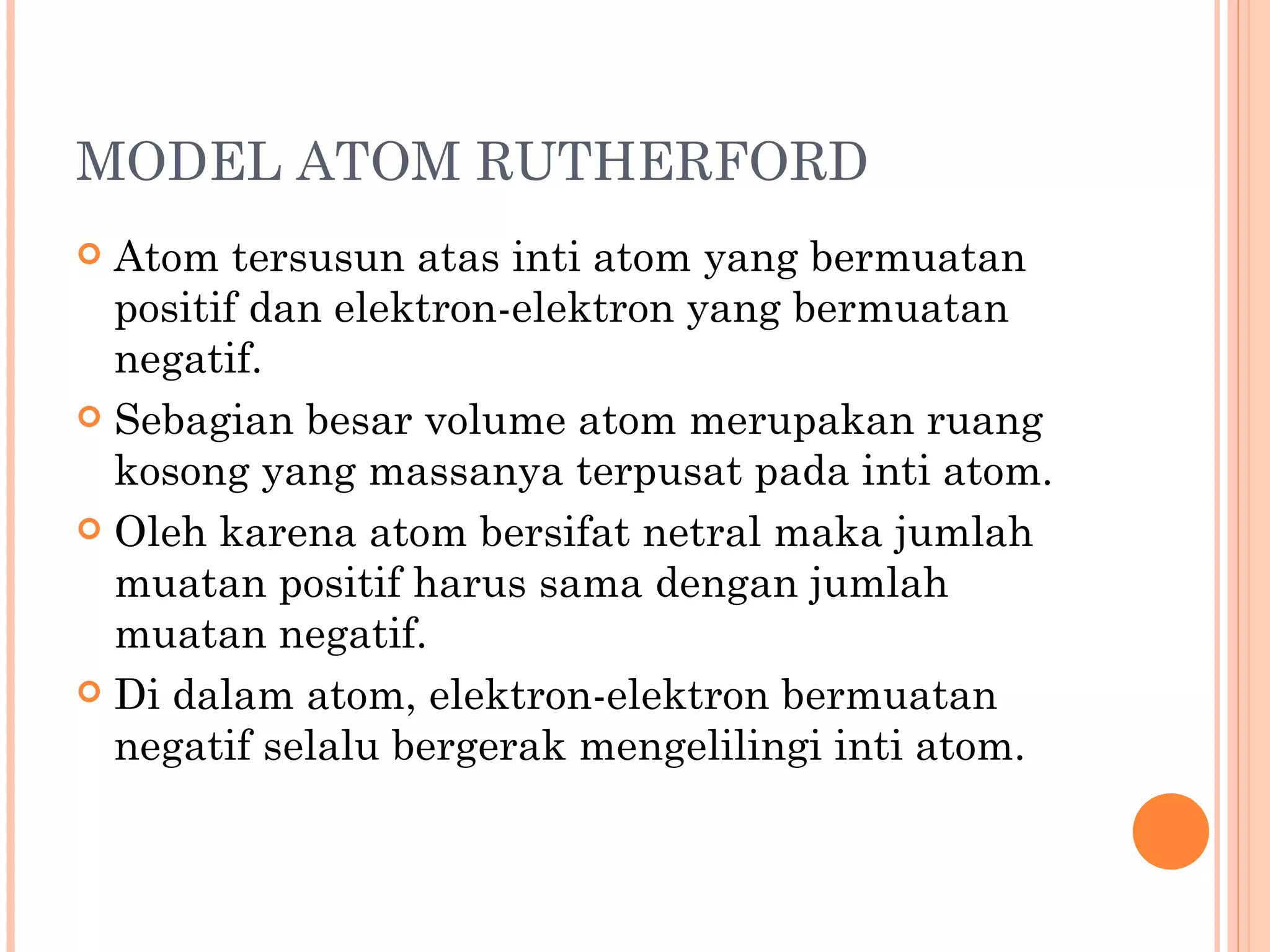 Perkembangan teori atom | PPT