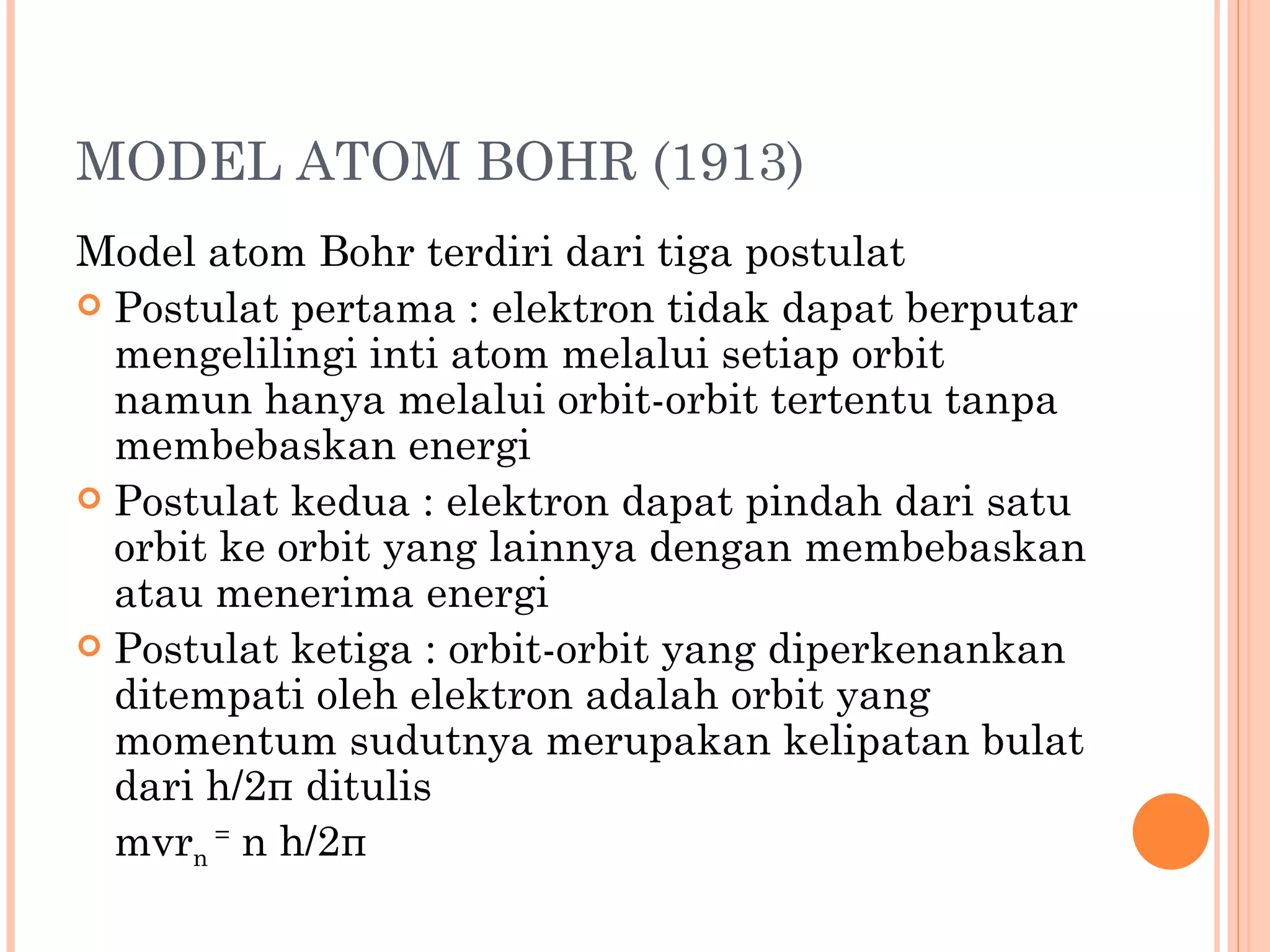 Perkembangan teori atom | PPT