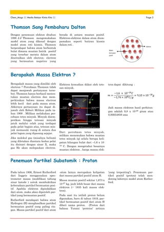Perkembangan teori atom | PDF