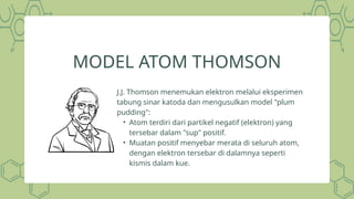 PERKEMBANGAN TEORI ATOM MATERI KELAS X.pptx | Free Download