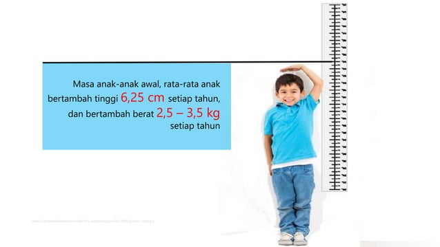 Perkembangan tinggi dan berat badan anak-anak awal | PPTX