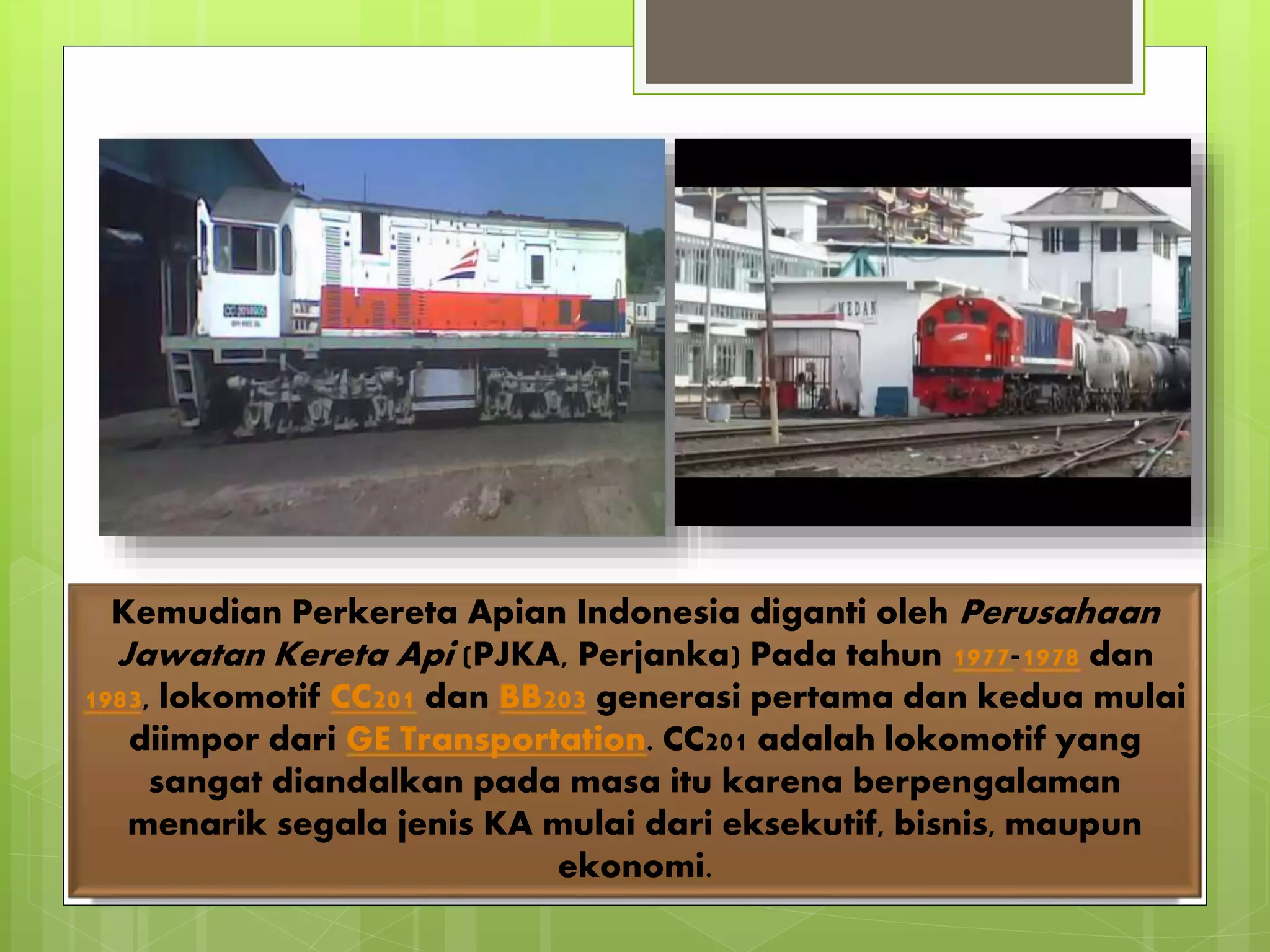 Perkembangan transportasi di indonesia | PPTX