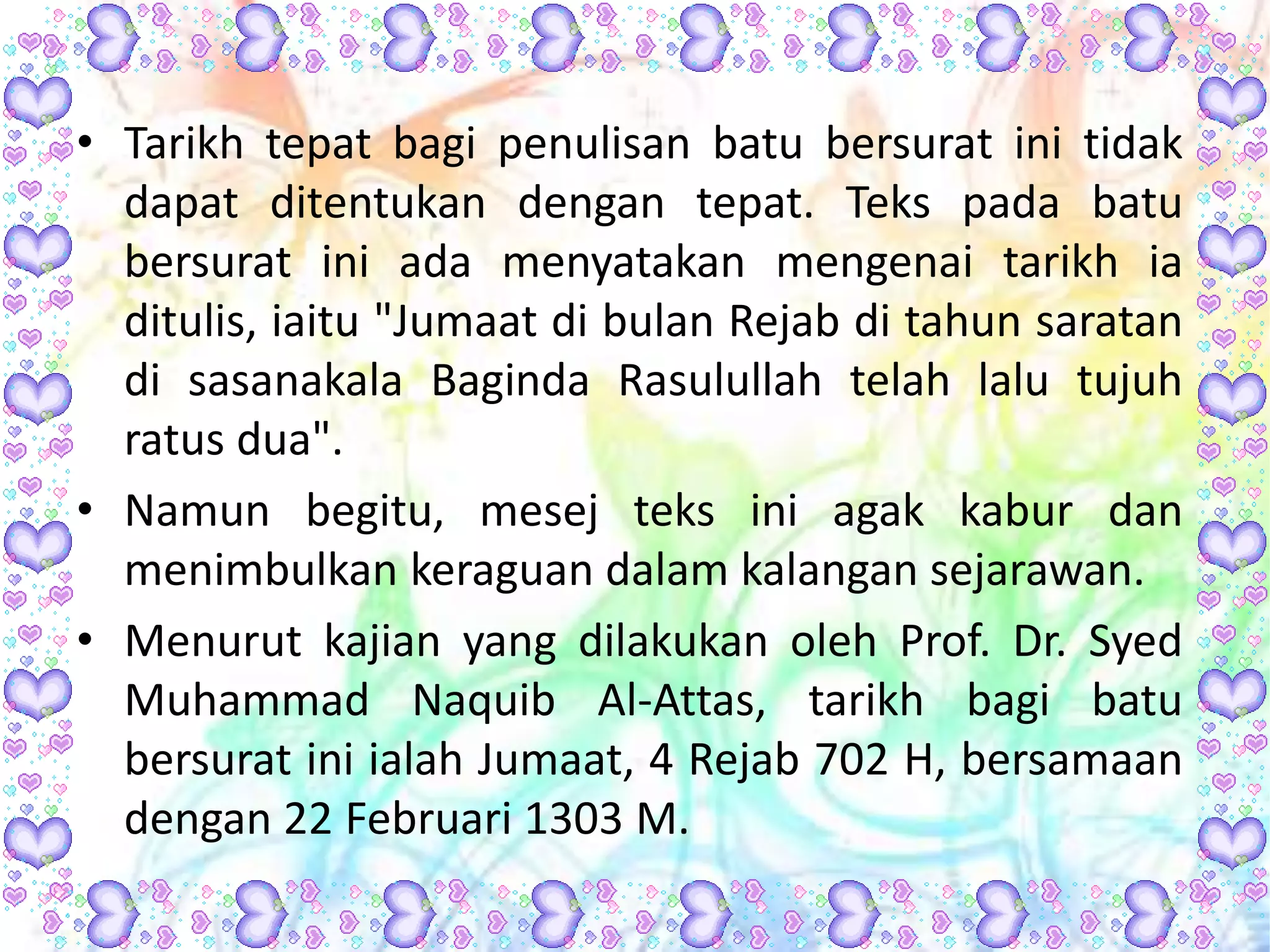 Perkembangan Tulisan Jawi | PPT