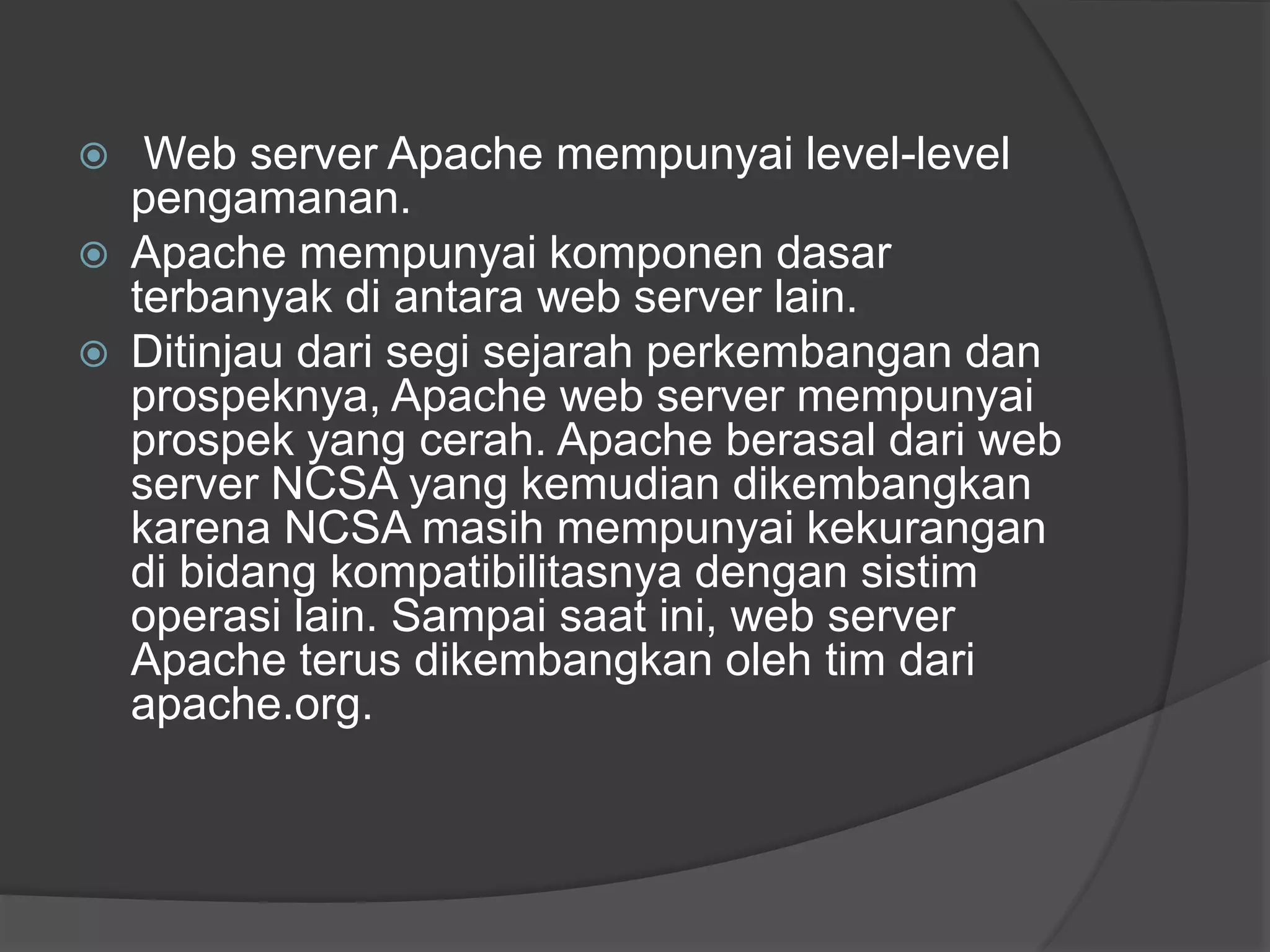 Perkembangan web server | PPT