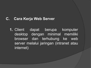 Perkembangan web server | PPT
