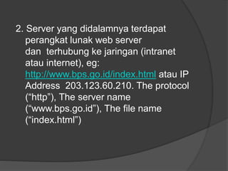 Perkembangan web server | PPT