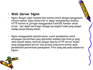 Perkembangan web server di Linux | PPT
