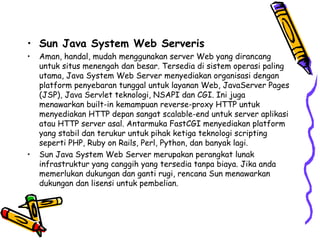 Perkembangan web server di Linux | PPT