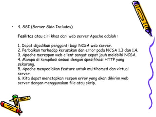 Perkembangan web server di Linux | PPT