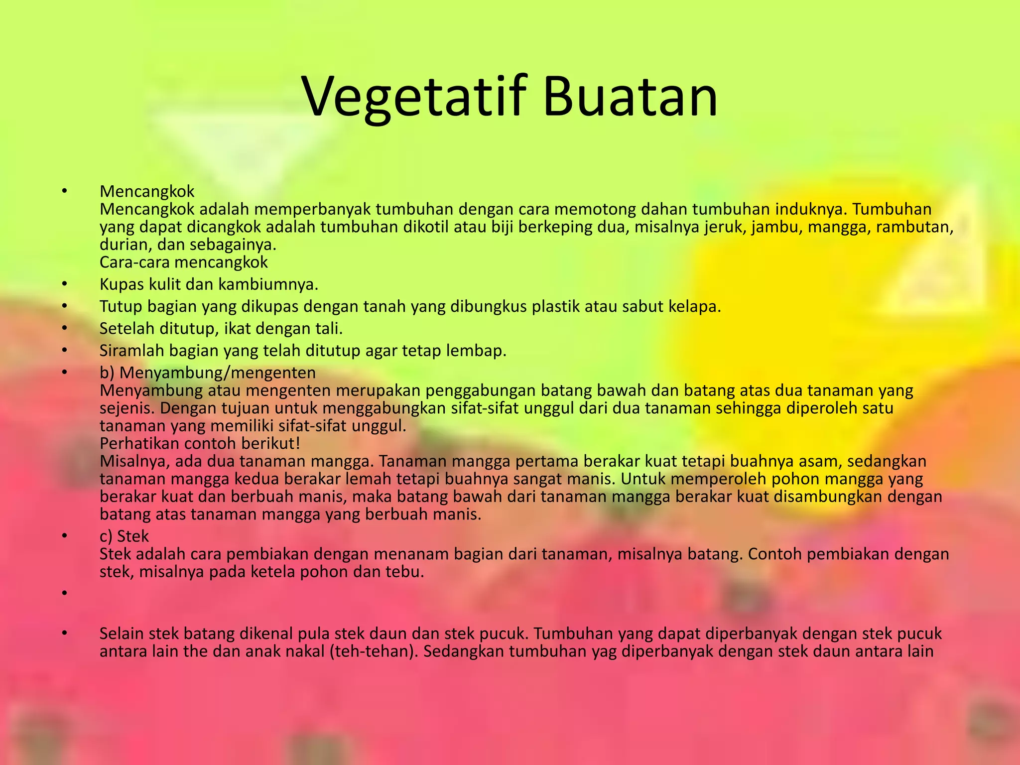 Perkembangbiakan tumbuhan Materi IPA kelas VI semester 1 | PPTX