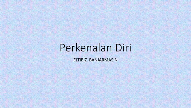 Perkenalan dan Biodata Diri Rahmah Maulida | PPTX