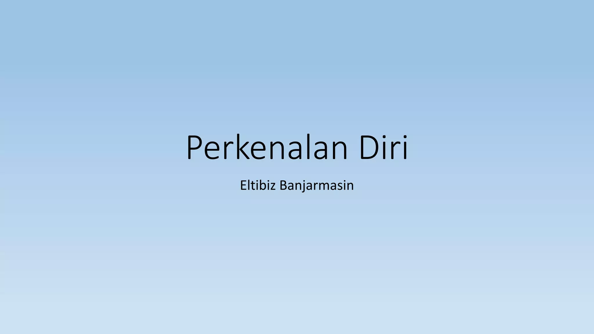 Power Point Perkenalan diri dan biodata diri wulan juliati | PPT
