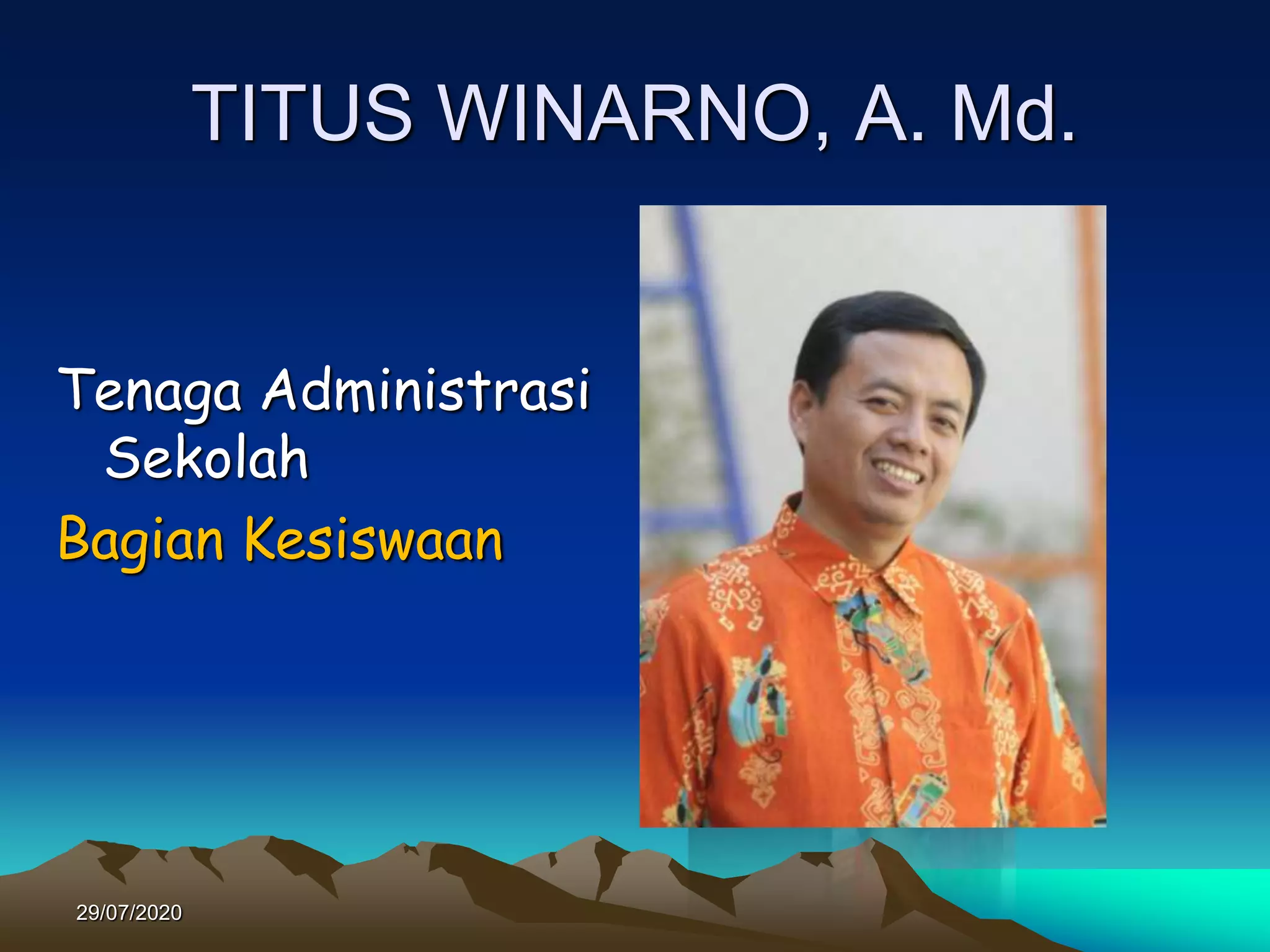 Profil Guru SMP MARIA GORETTI SEMARANG | PPT