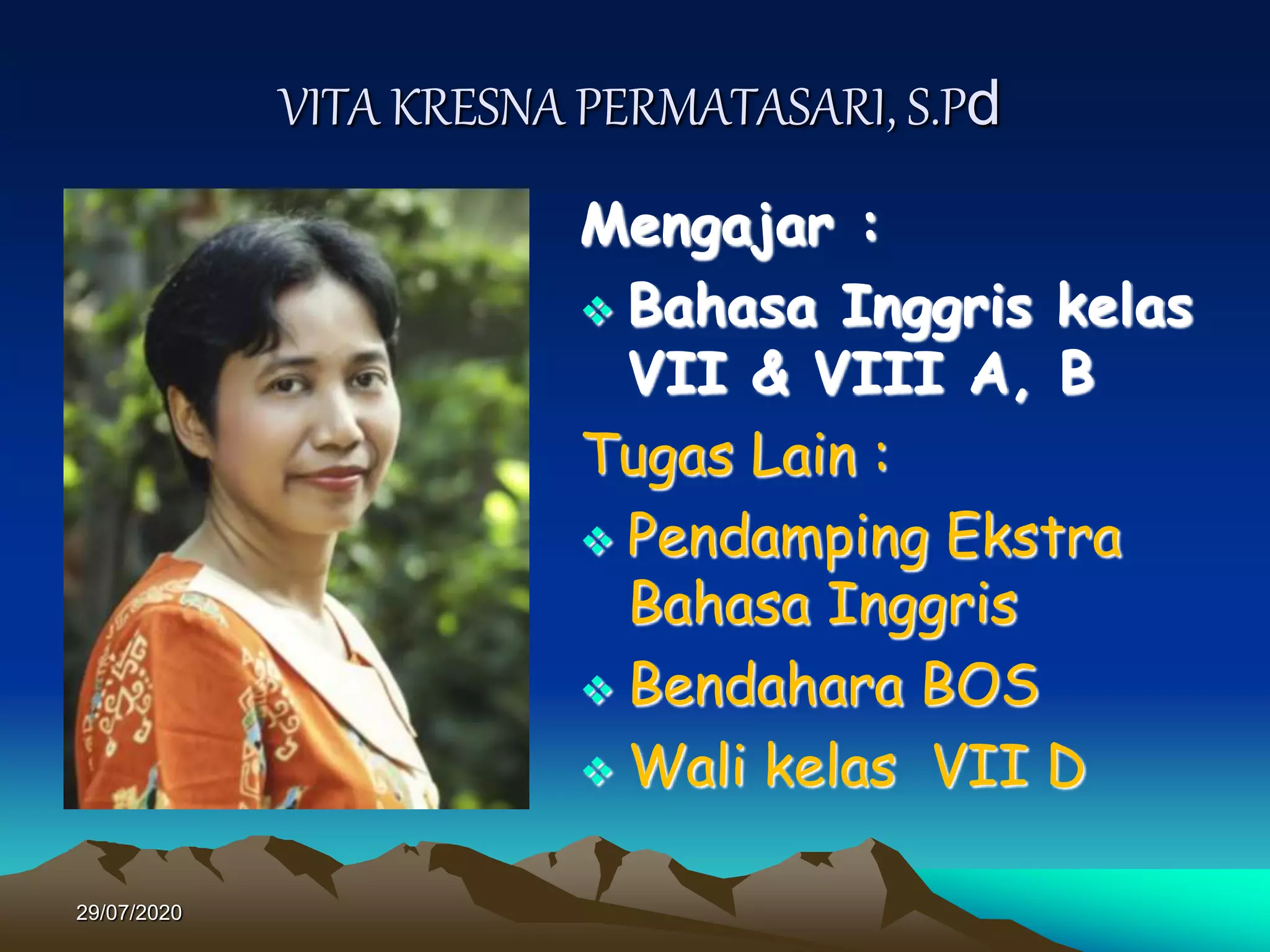 Profil Guru SMP MARIA GORETTI SEMARANG | PPT