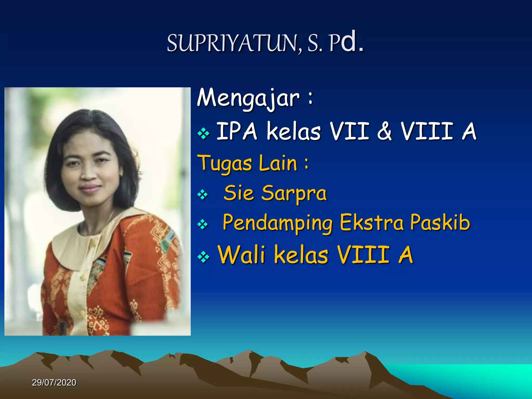 Profil Guru SMP MARIA GORETTI SEMARANG | PPT