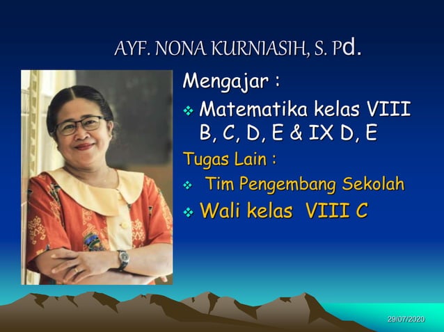 Profil Guru SMP MARIA GORETTI SEMARANG | PPT