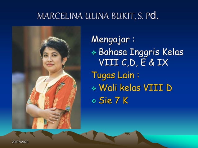 Profil Guru SMP MARIA GORETTI SEMARANG | PPT