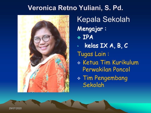 Profil Guru SMP MARIA GORETTI SEMARANG | PPT
