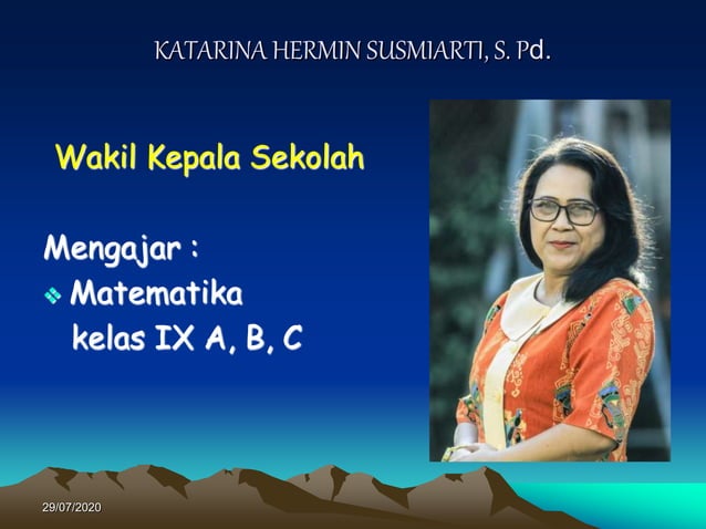 Profil Guru SMP MARIA GORETTI SEMARANG | PPT