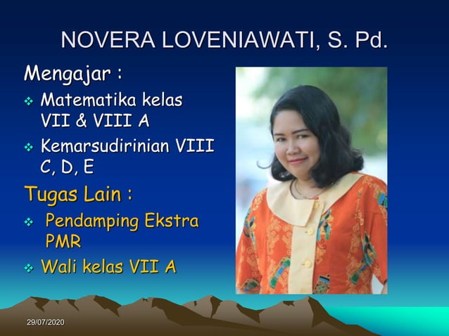 Profil Guru SMP MARIA GORETTI SEMARANG | PPT