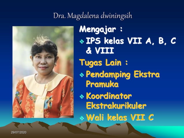 Profil Guru SMP MARIA GORETTI SEMARANG | PPT