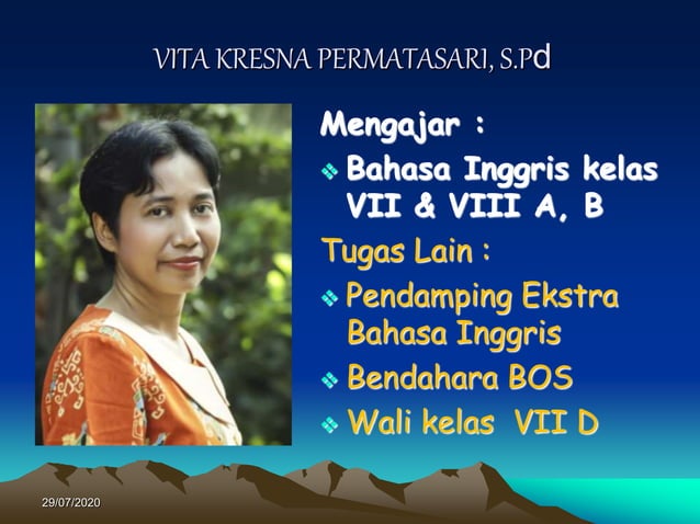 Profil Guru SMP MARIA GORETTI SEMARANG | PPT